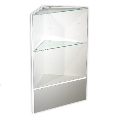 White Triangular Corner Case - Miami Display