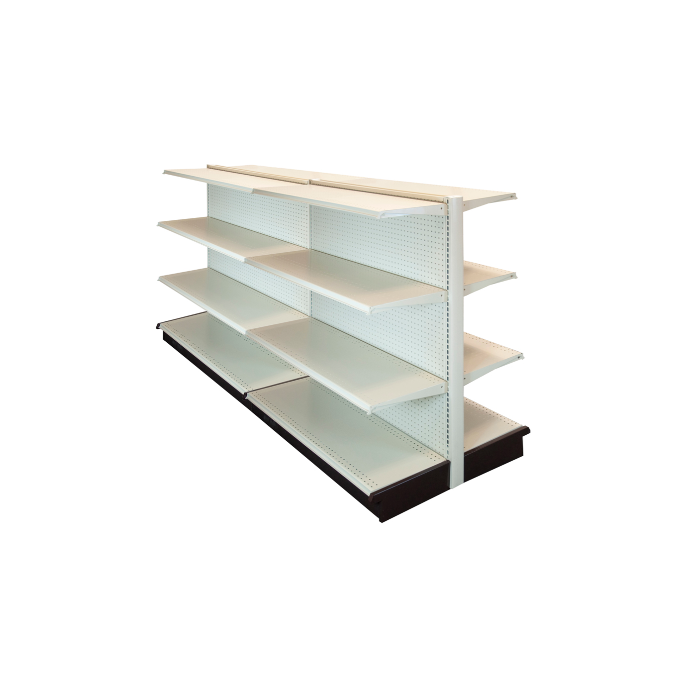 DOUBLE SIDE GONDOLA 8’L, 54″H WITH 16″ BASE | Miami Display